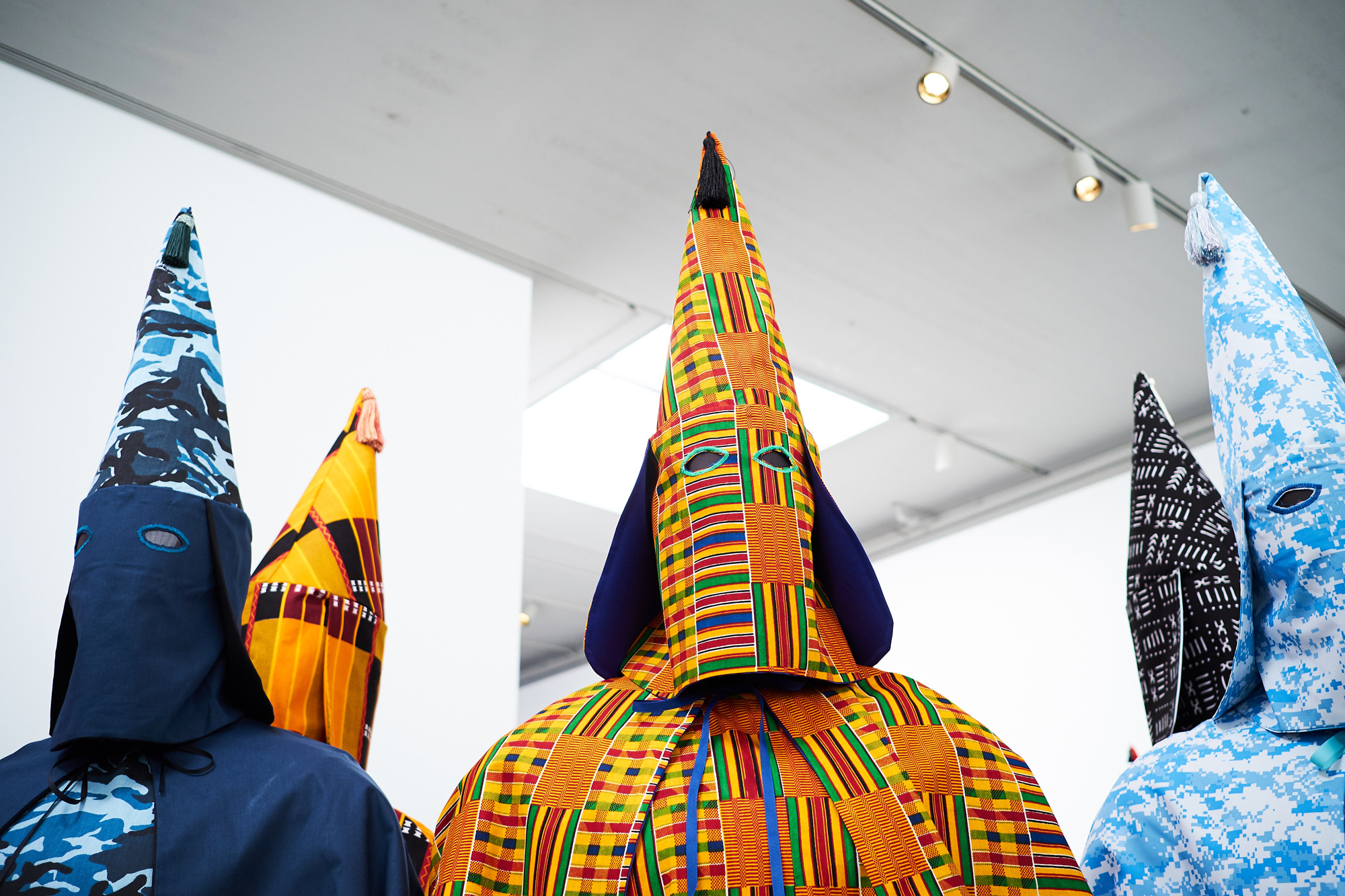 An artist’s slavery relics and reimagined KKK robes show us the reality ...